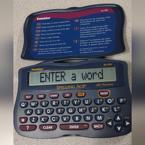 Other | Franklin Spelling Ace | Poshmark